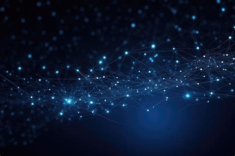 Premium Photo Abstract Technology Background With Connection Lines And Dots 3d Rendering Dark