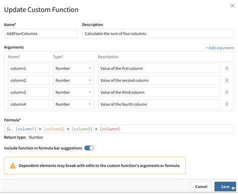 Create Reusable Custom Functions