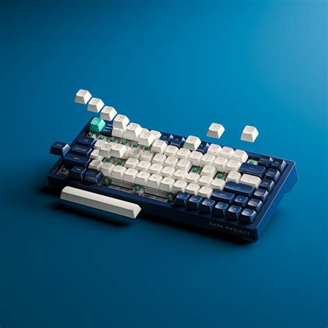 3d Keyboard Exploded Art Behance