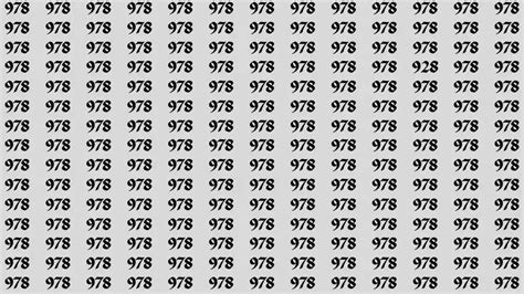 Observation Skill Test If You Have Sharp Eyes Find The Number 928