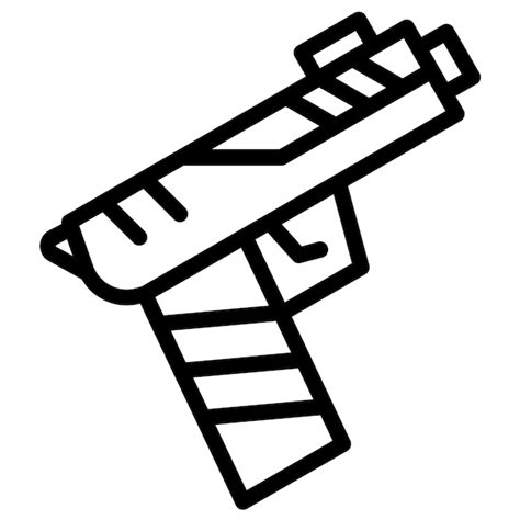 Premium Vector Game Gun Vector Icon Illustration Of Online Game Iconset