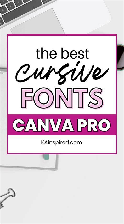 best cursive fonts in canva pro artofit