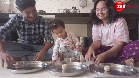 मम्मी पापा ने अपनी छोटी सी बच्ची के साथ किया प्यारा सा प्रैंक फिर जो