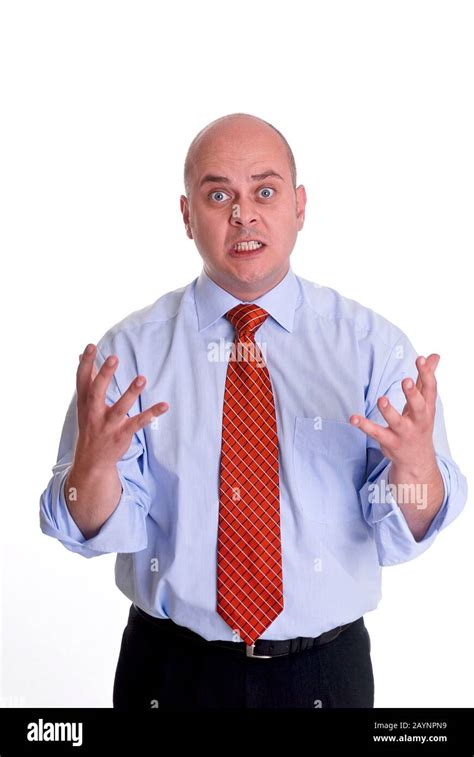 Geschftsmann Ist Aufgeregt Stock Photo Alamy