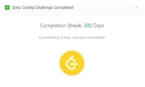 Finally Achieved A Daily Streak Of 300 Rleetcode