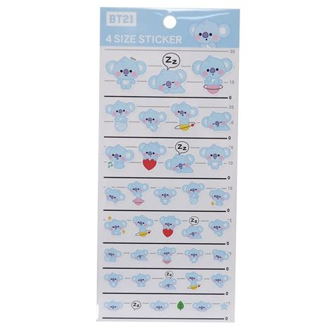 【楽天市場】bt21 グッズ 4サイズステッカー Koya 728519：アウトドアライフ