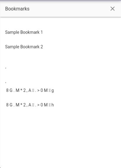 Sfpdfviewer Not Showing Some Bookmarks Correctly · Issue 128 · Syncfusionflutter Widgets