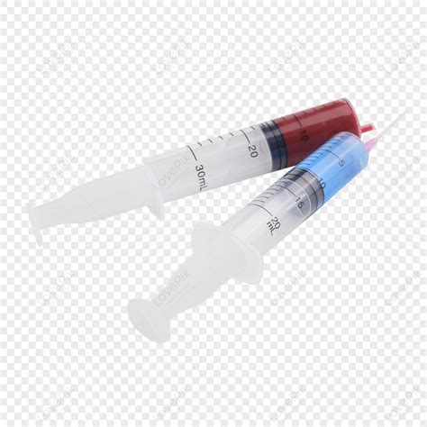 두 개의 큰 주사기화려 함필기구의료 기기 Png 일러스트 무료 다운로드 Lovepik