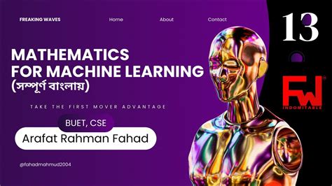 13 Linear Algebra For Machine Learning Bangla From Buet Cse