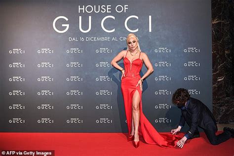 Lady Gaga Sets Pulses Racing In A Sizzling Red Gown With A Daring Thigh