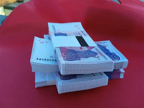 Pakistani Currency New Note 50 Rupees Bundle New Copy Of Rs Stock