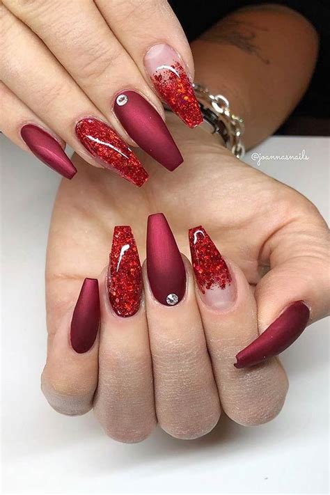 43 Best Red Acrylic Nail Designs Of 2020 Page 2 Of 4 Stayglam Unas De