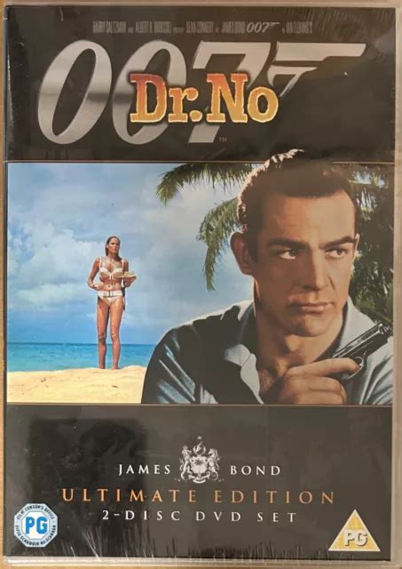 James Bond 007 Dr No Ultimate Edition 2 Disc Set Dvd Slim Case New