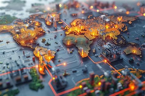 Global Network Generative Ai Premium Ai Generated Image