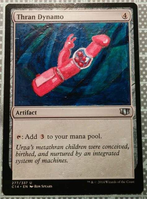 Mtg Alter Thran Dynamo As A Rabbit Vibrator Conceiving Wizards Of The