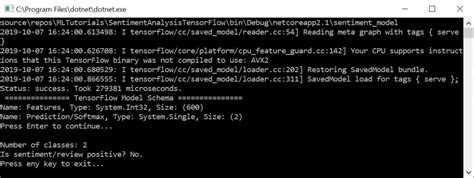 Mlnet Tutorial 3 Sentiment Analysis Using Tensorflow Learn Data