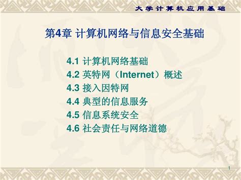 第7章 补充课件 计算机网络与信息安全 Word文档在线阅读与下载 无忧文档