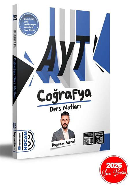 2025 TYT AYT Coğrafya Ders Notları ve Tamamı Video Çözümlü Soru