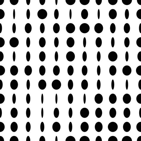 Premium Vector Black And White Halftone Seamless Pattern With Circles Dotted Texture Polka