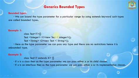 Lesson 3 Generics Bounded Types YouTube