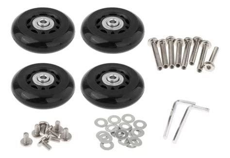 4x Mala De Rodas De Substituição Rodas De Viagem 63x18mm Frete Grátis
