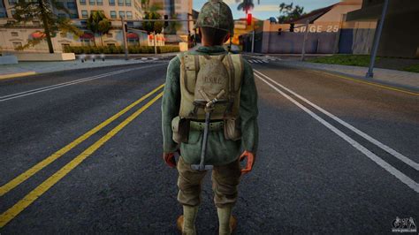 American Soldier From Cod Waw V6 For Gta San Andreas