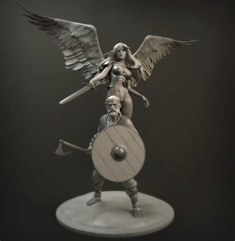 Epic Valkyrie Artwork By Xavier Dabrowski