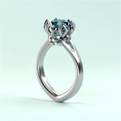 STL 3D Model Jewelry CAD File For 3D Printing Cnc Classic Ring 3D Jewelry Printable File File
