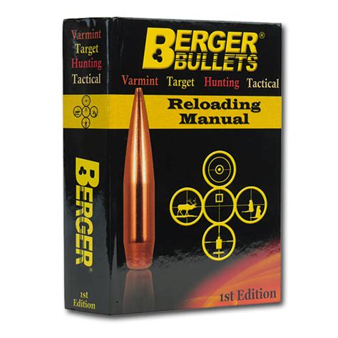 New Berger Reloading Manual Berger Bullet Load Data