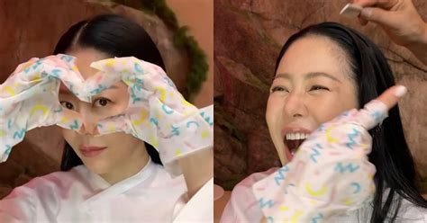 고현정 이런 모습 처음이야윙크에 하트까지 잔망美 폭발