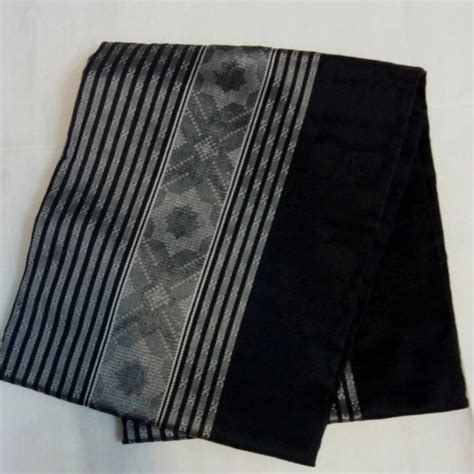 Jual Kain Tenun Ikat Tenun Songket Baron Jepara BR06 Hitam Jakarta Pusat GaleriEtnik88