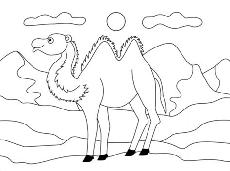 Desenho De Camelo Para Colorir Desenhos Para Colorir E Imprimir Gratis