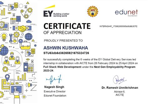 Ashwin Kushwaha On Linkedin Internshipexperience