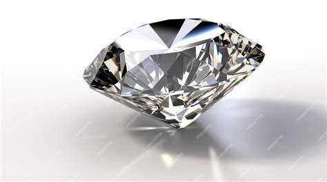 Premium Ai Image Diamond Isolated On White Background