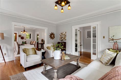 Queen Anne Craftsman Home Craftsman Living Room Seattle By