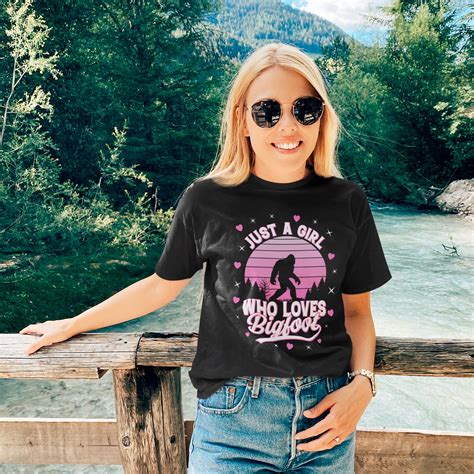 Bigfoot Png Sasquatch Png Just A Girl Who Loves Bigfoot Png Etsy