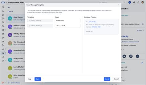 Sending WhatsApp Message Template Salesmate