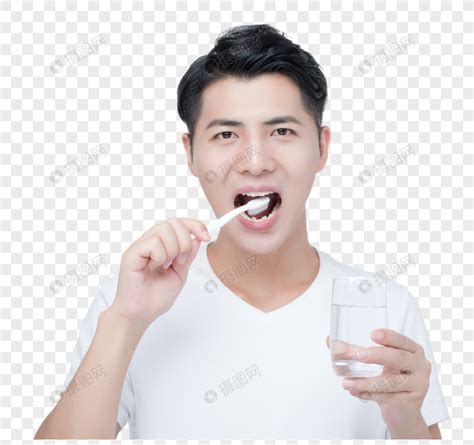 男性刷牙元素素材下载 正版素材400786119 摄图网