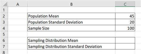 How To Apply The Central Limit Theorem In Excel Sheetaki