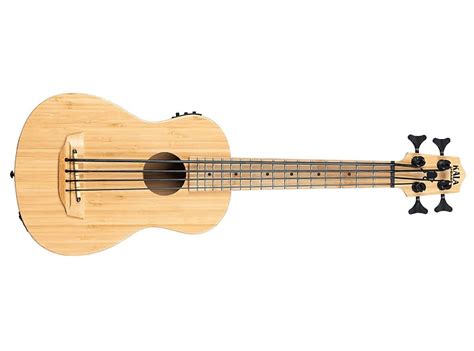 Kala Bamboo Fretted Acoustic Electric U Bass Reverb