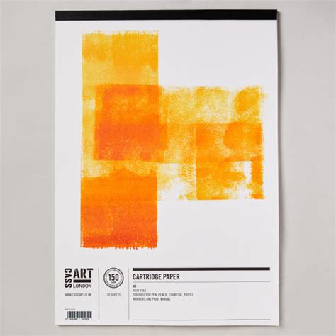 Cass Art Cartridge Paper Pad 20 Sheets 150gsm Cass Art
