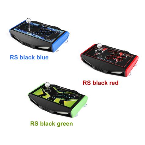 Rs Usb Led Wired Game Arcade Joystick Fighting Stick No Delay Gamepad Arcade Controller For Pc