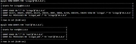 unidentified issue with icinga2 web2 db database setup · issue 72