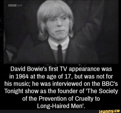 David Bowies First Tv Appearance Was In 1964 At The Age Of 17 But Was