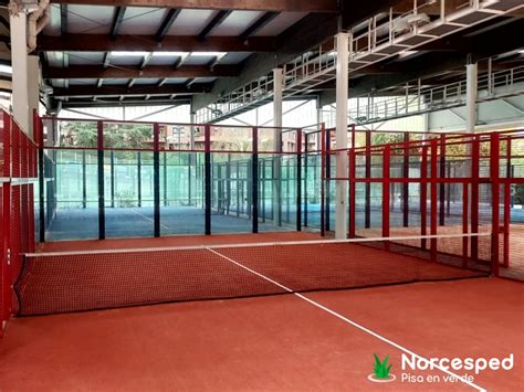 Césped Artificial En Pistas De Pádel Del Polideportivo Etxadi Norcesped