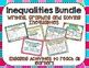 Writing Graphing And Solving Inequalities Bundle TPT