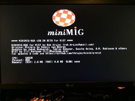 Epsilon S World MIST Minimig AGA System Has Arrived