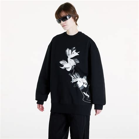 Hoodies And Sweatshirts Y 3 Graphic French Terry Crewneck Sweatshirt