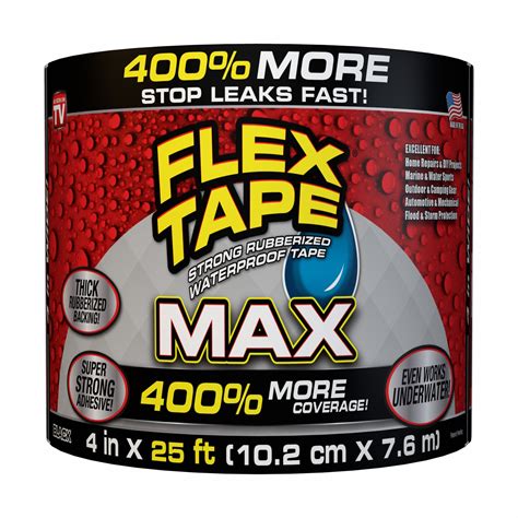 Flex Seal Rubber Black Flex Tape 61tj33 Tfsmaxblk04 Grainger