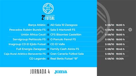 Descubre Los Horarios De La Segunda Federación Masculina Rfefes